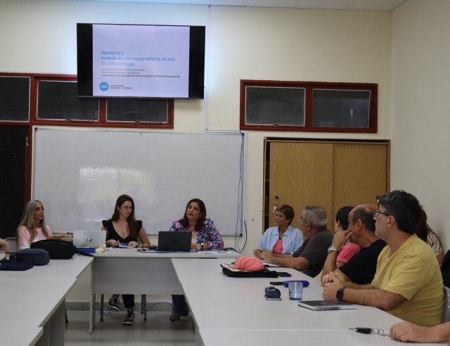 Salud mental: presentan un plan de acción en las facultades de la UNL