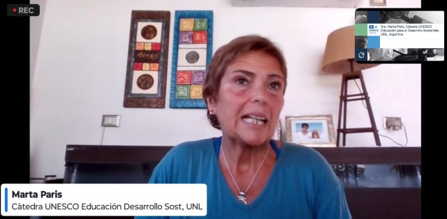 La decana Marta Paris participó de un panel sobre mujeres en las ...